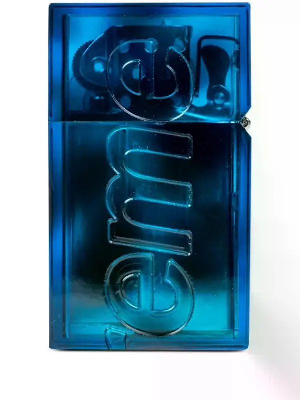 Supreme X Tsubota Pearl Hard Edge Lighter - Blue
