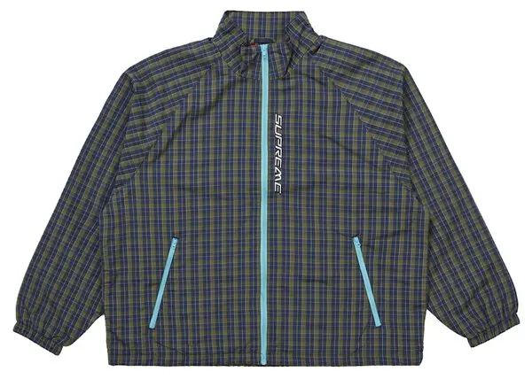 Supreme Plaid Track Jacket