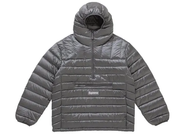 Supreme Micro Down Half Zip Hooded Pullover