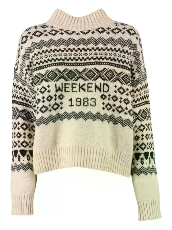 Max Mara Brioso1234 Patterned Sweater