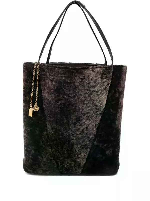 Chloé Spin Shearling Tote Bag