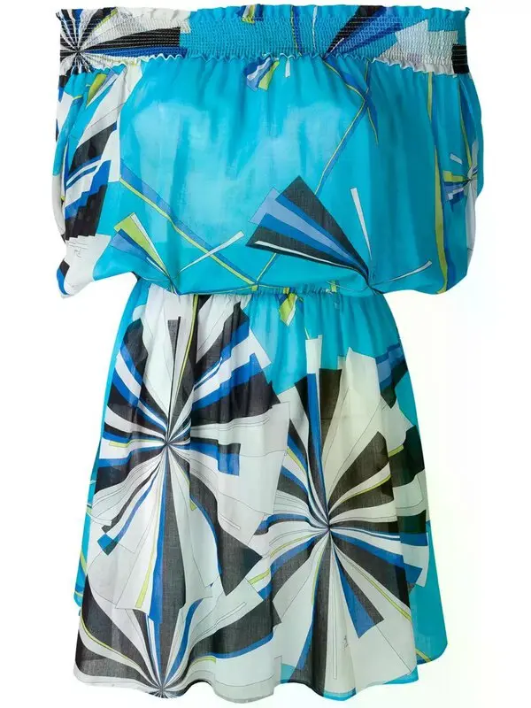 Emilio Pucci Geometric Print Short Dress