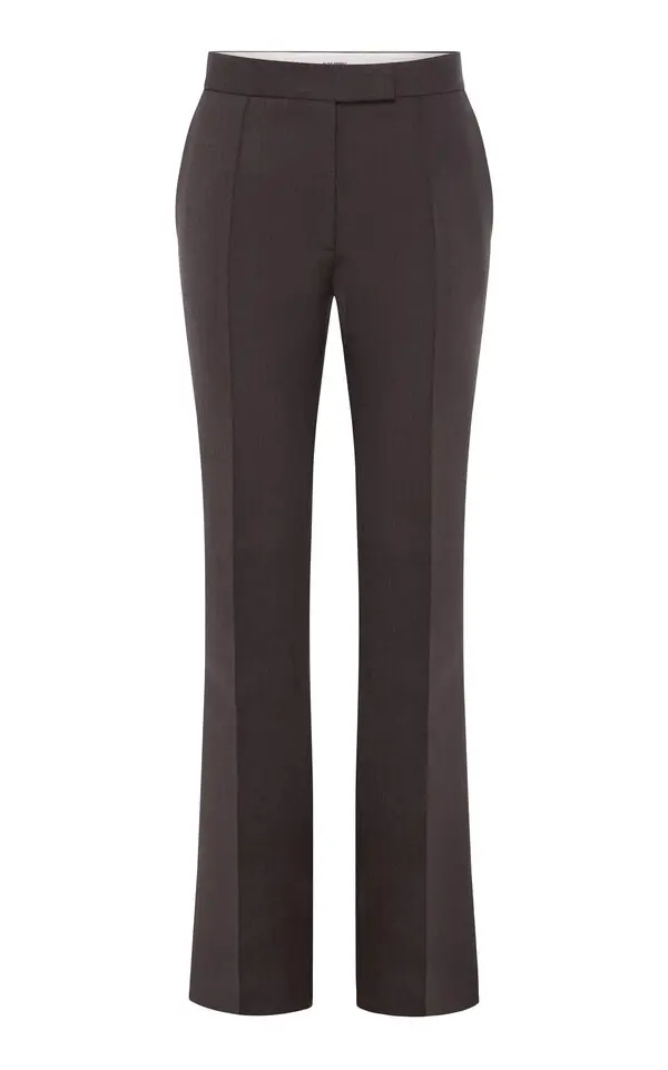 Alex Perry Mid-rise Flared Suit Pants