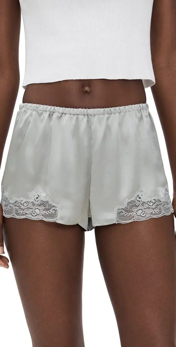 Only Hearts Silk Charmeuse Tap Shorts