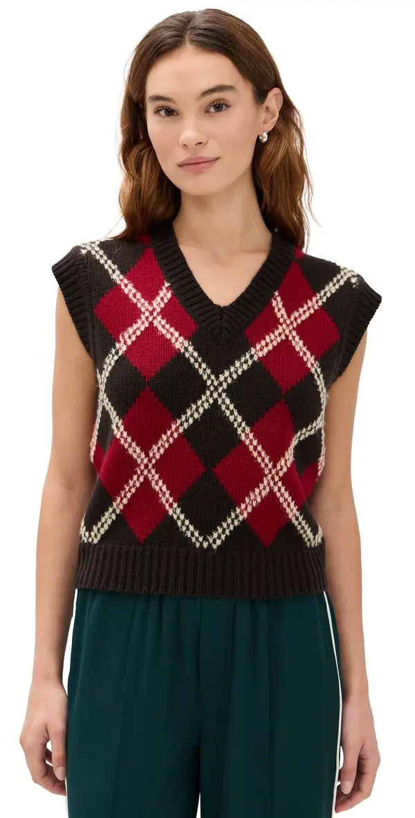Guest In Residence Argyle Vest