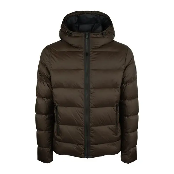 FAY Calandered Poplin Double Front Down Jacket