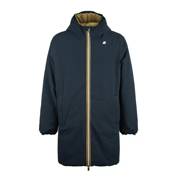 K-WAY Jacob St Warm Reversible Blue Depth-beige Seed