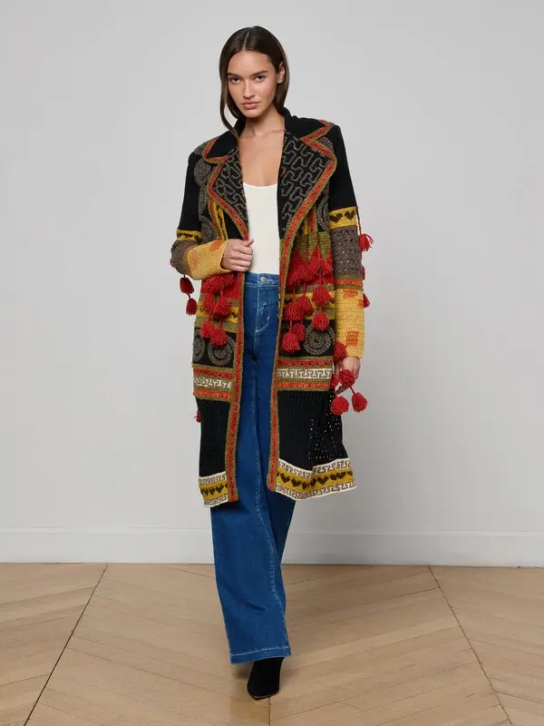 L'Agence Kada Crochet Coat