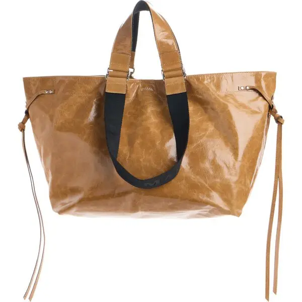 Isabel Marant Wardy Leather Shopper Tote