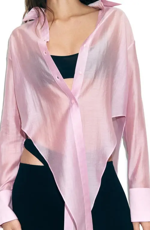 Mango Lyocell-blend Button-up Shirt