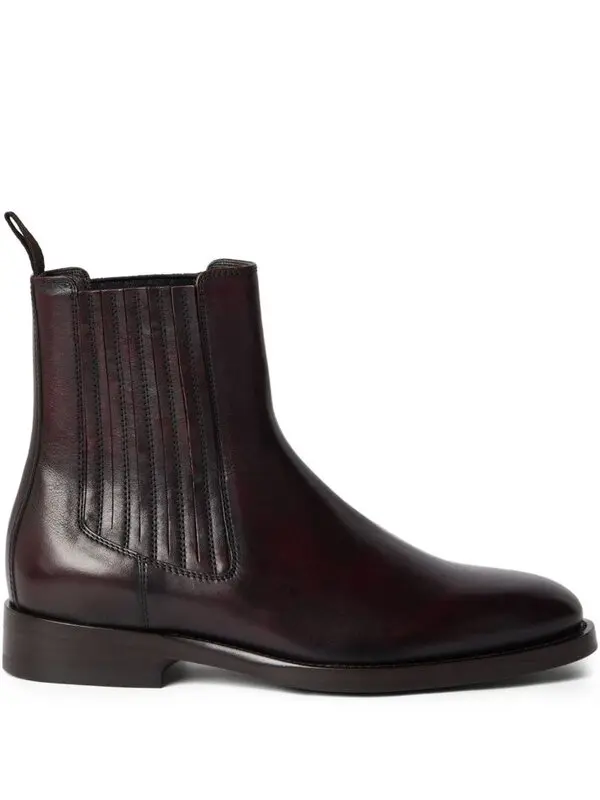 Brunello Cucinelli Leather Chelsea Boots