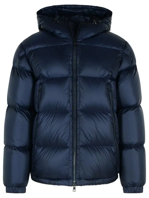 Moncler Rivau' Blue Polyamide Down Jacket