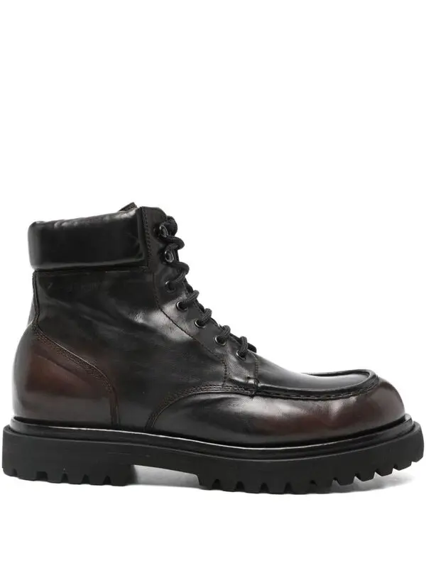 Officine Creative Leather Ankle Boots