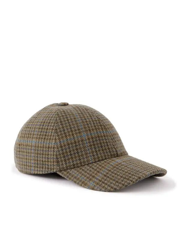 Purdey Tom Checked Wool Cap