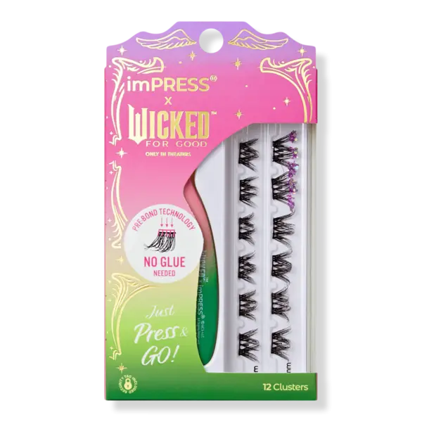 Kiss Impress X Wicked For Good Self Adhesive Eyelash Clusters Forever My Friend