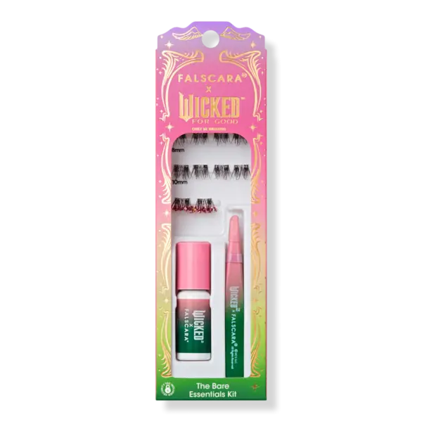 Kiss Falscara X Wicked For Good False Eyelashes, Lash Extension Kit Wickedly Wonderful