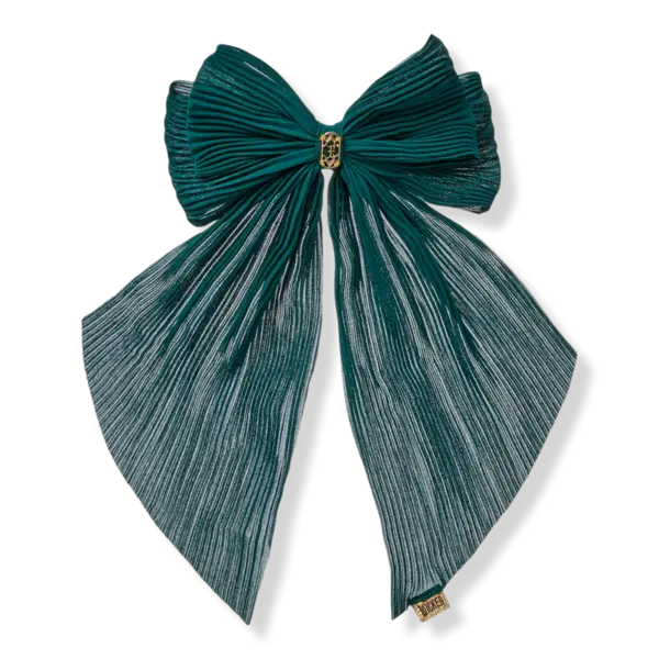 SCUNCI Wicked Pleated Bow Barrette