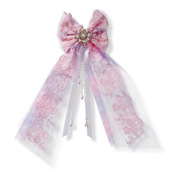 SCUNCI Wicked Glinda Long Bow Barrette