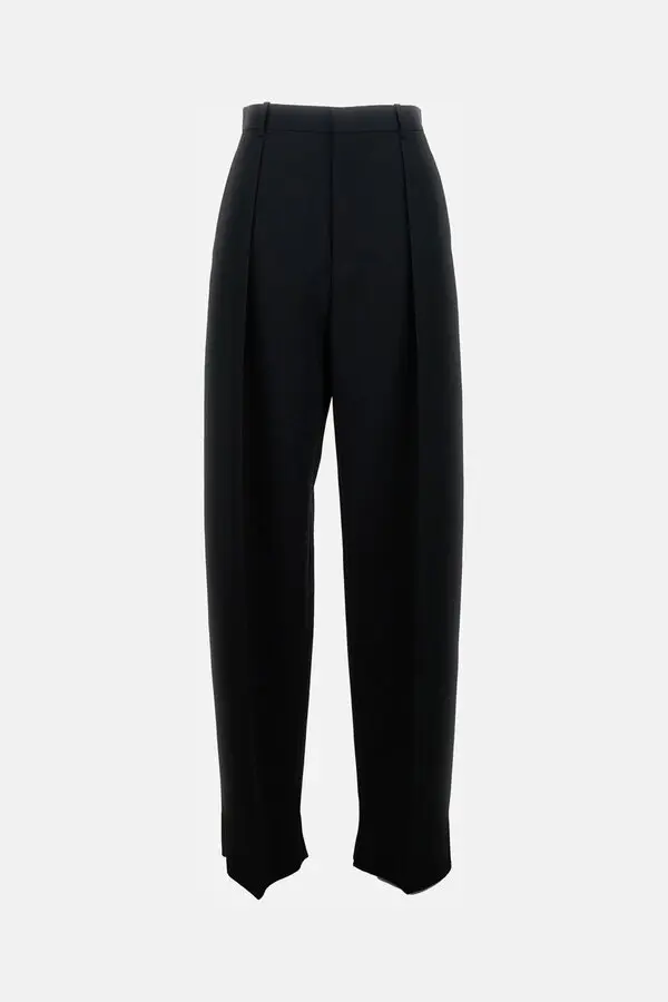 Bottega Veneta High-waisted Trousers - Black