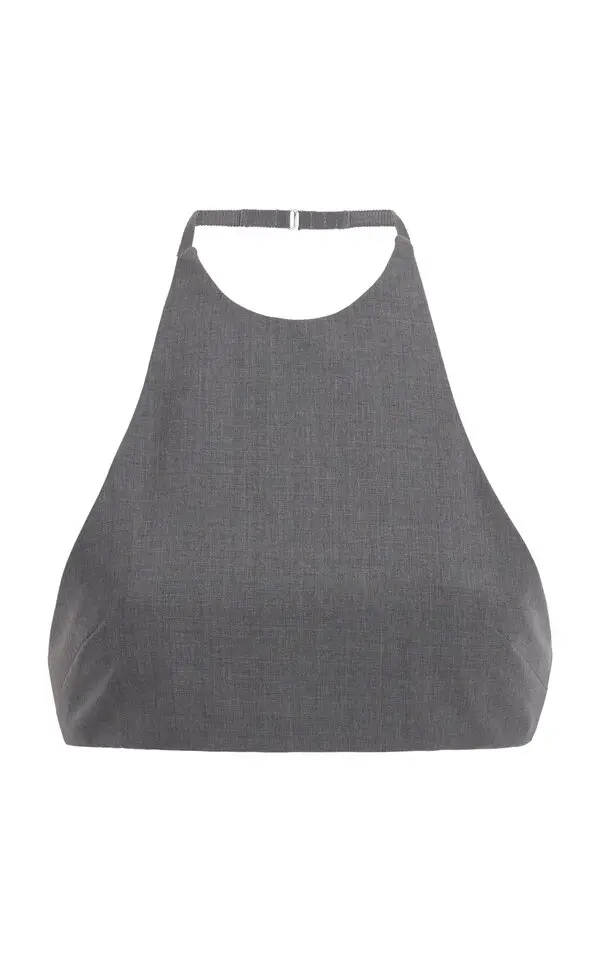 JIL SANDER Wool Bra Top