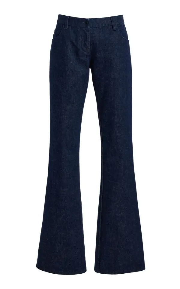 Calvin Klein Low-rise Denim Flared Jeans