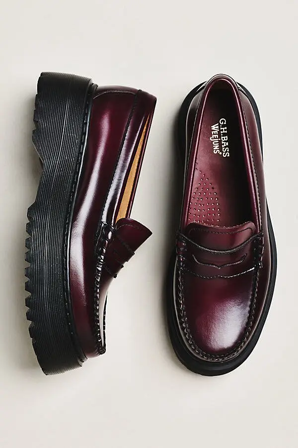 G.H.BASS Weejuns Whitney Super Lug Loafers