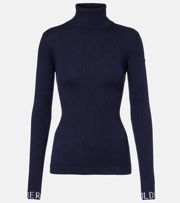 Goldbergh Mira Ribbed-knit Turtleneck Ski Top