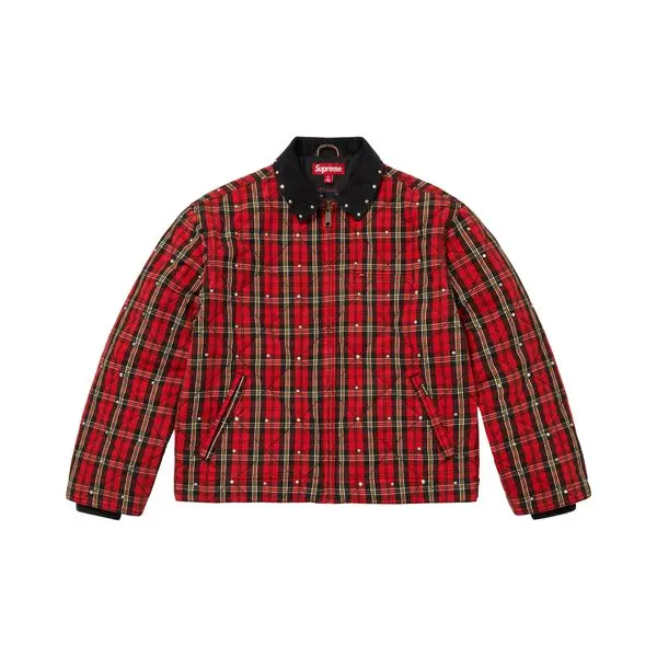 Supreme X B.b. Simon Quilted Work Jacket 'plaid