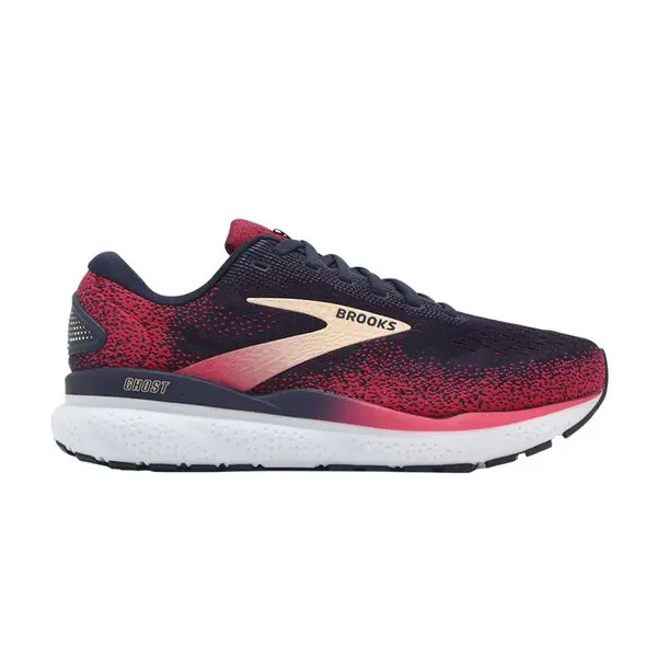 Brooks Wmns Ghost 16 2e Wide 'peacoat Raspberry