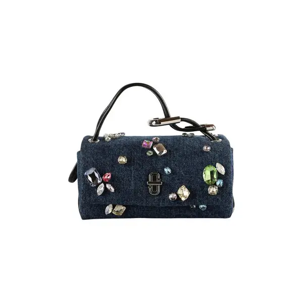 Marc Jacobs The Mini Dual Top Handle Bag 'indigo