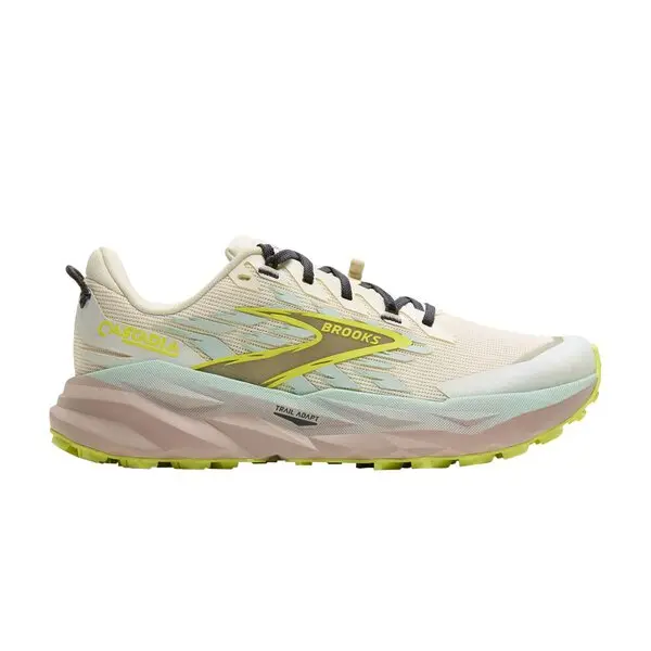 Brooks Wmns Cascadia 19 'coconut Misty Blue