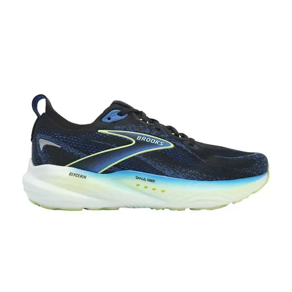Brooks Glycerin 22 2e Wide Cobalt Neo Yellow