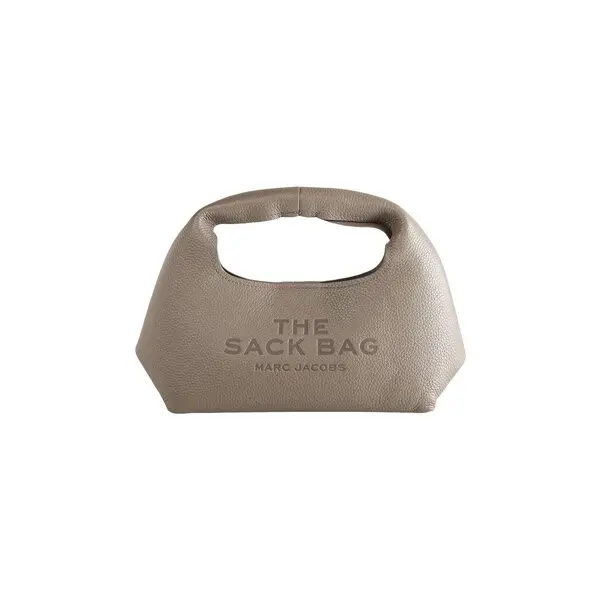 Marc Jacobs The Mini Leather Sack Bag 'cement