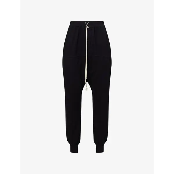 Rick Owens Prisoner Drawstring Cotton-jersey Jogging Bottoms