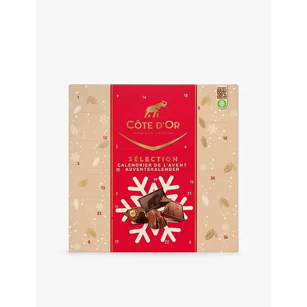COTE D'OR Milk, Dark And Filled Chocolates Advent Calendar 235g