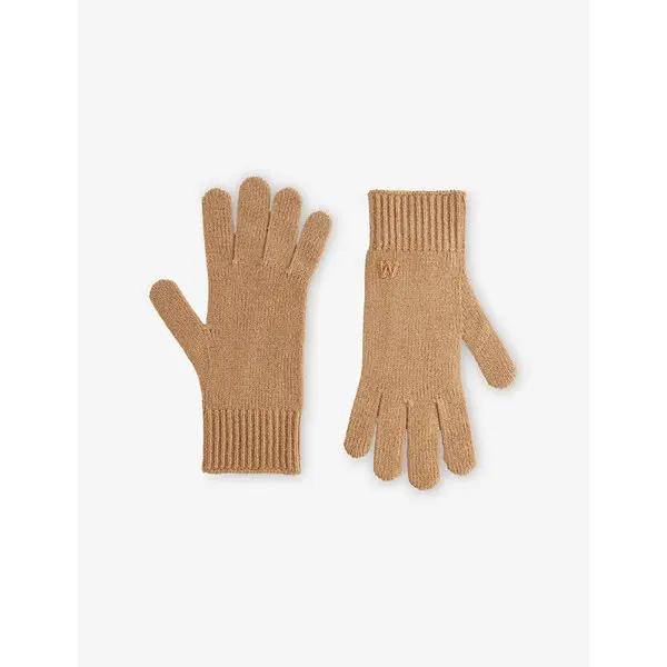 Max Mara Lea Brand-patch Cashmere Gloves