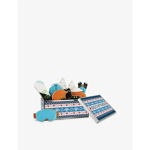 BISCUITEERS Apres Ski Medium Hand-iced Biscuits Tin 160g