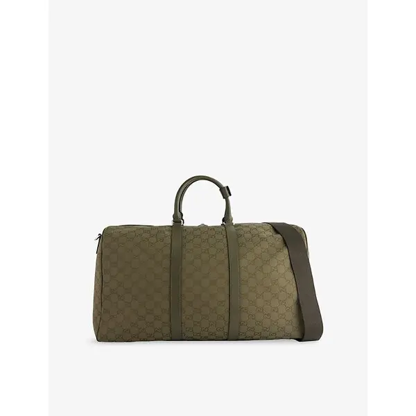 Gucci Gg Monogram Canvas Large Duffle Bag