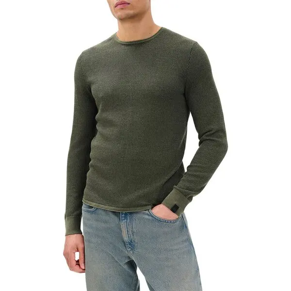 Rag & Bone Gregory Cashmere Crewneck Sweater - Dark Green