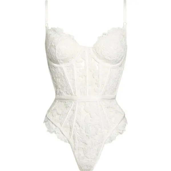 KILO BRAVA Lace Underwire Bodysuit