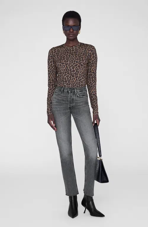 ANINE BING Sylvie Long Sleeve Tee
