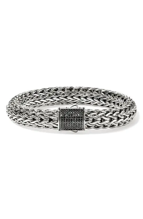 John Hardy Icon Bracelet Pavé, 10.5mm - Sterling Silver