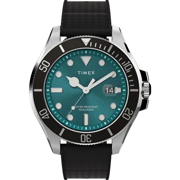 TIMEX® Harborside Coast Silicone Strap Watch