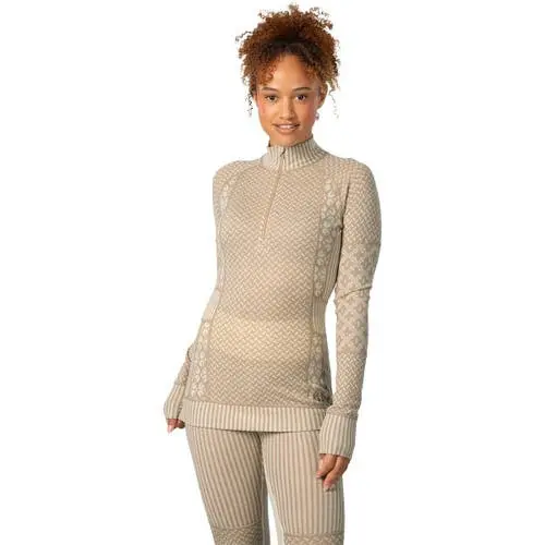 Kari Traa Smekker 1/2-zip Top - Mocha