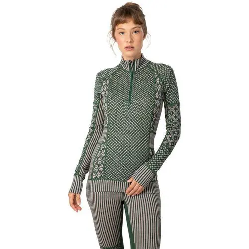 Kari Traa Smekker 1/2-zip Top - Thyme