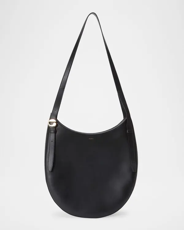 Coperni Crescent Leather Hobo Bag
