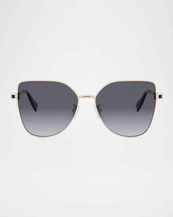 BVLGARI B. Zero1 Metal Square Sunglasses