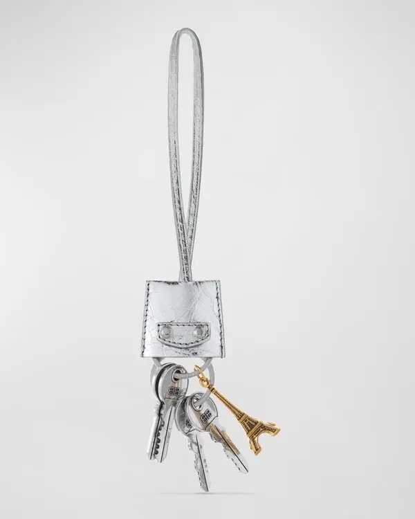 Balenciaga Le City Eiffel Metallic Charm