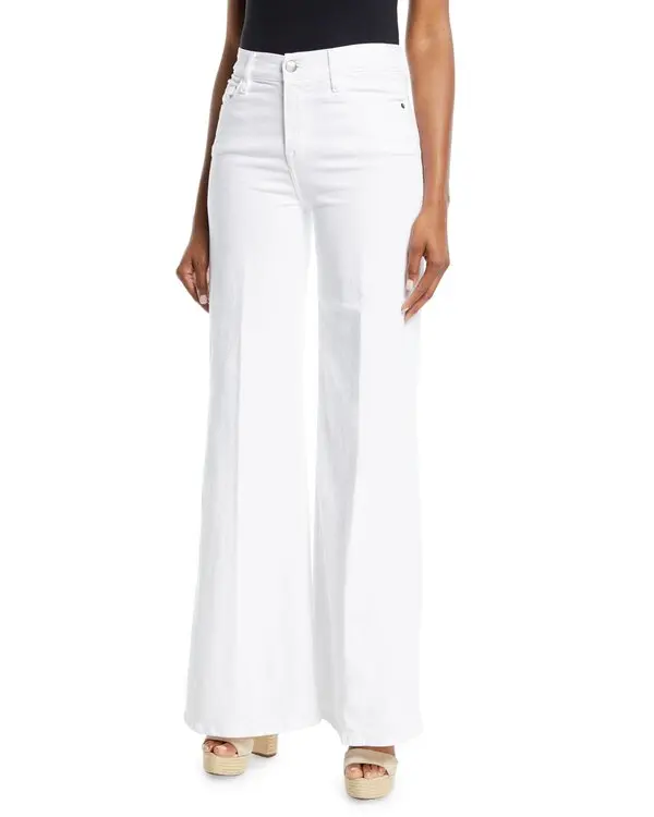 FRAME Le Palazzo High-rise Wide-leg Pants