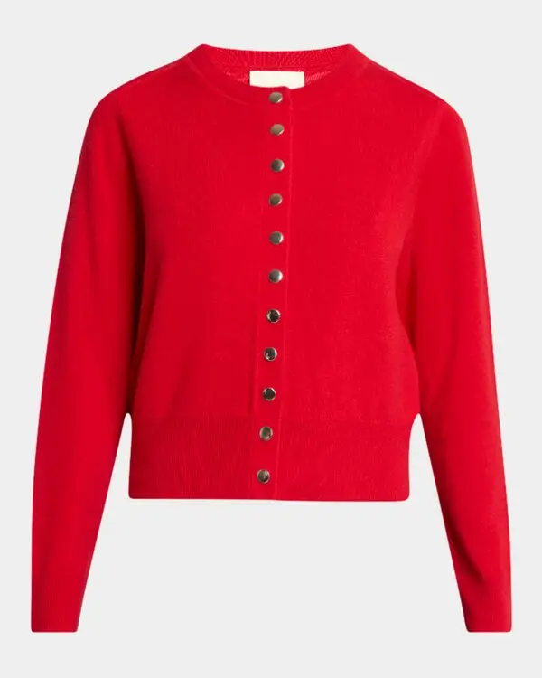 Isabel Marant Idesia Wool-cashmere Crewneck Cardigan